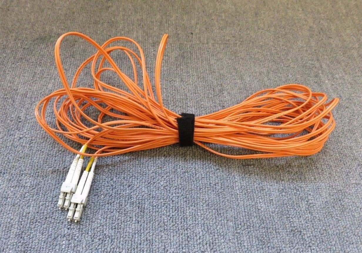 Fibre Optic Multi-Mode Duplex OM2 Orange Patch Lead Cable LC Male To LC ...