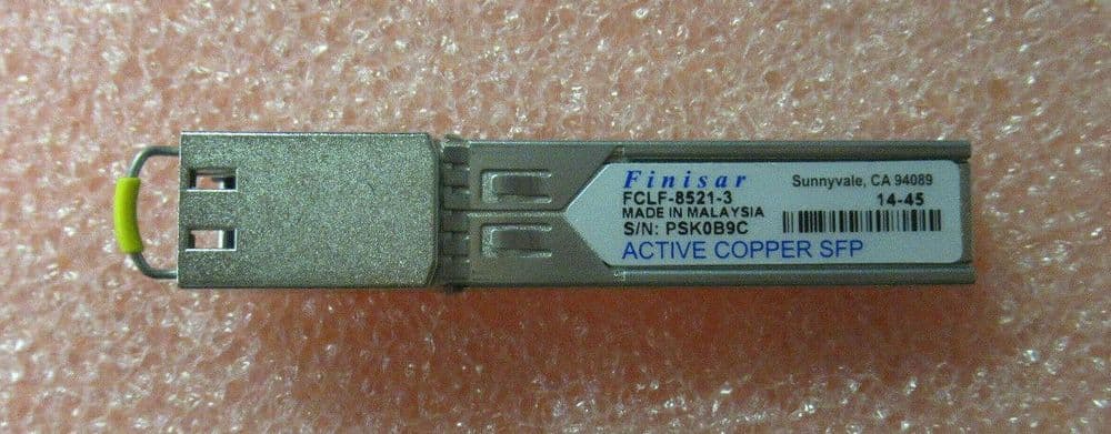 Finisar 1 25GB/s 10/100/1000BASE-T Copper SFP Transceiver Module FCLF ...