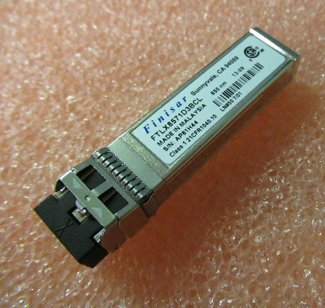 Finisar 10G Fibre SFP 850nm MMF 300m Transceiver Module FTLX8571D3BCL
