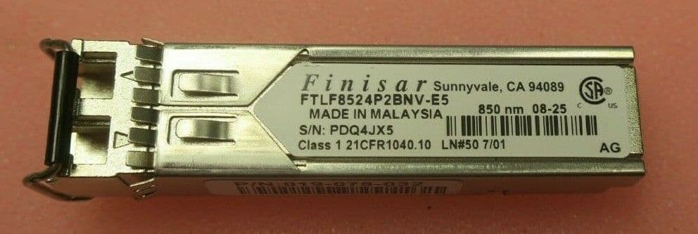 Finisar EMC 4Gb/s 850nm SW SFP Transceiver Module FTLF8524P2BNV-E5 019 ...