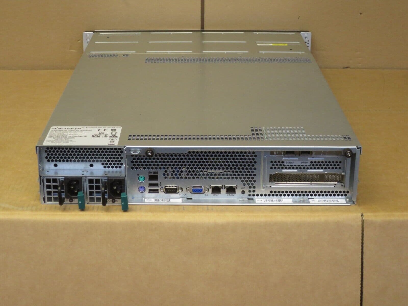 FireEye CM7400 H8DGU-F 8-Core Opteron 6380 2 5Ghz 128GB RAM 4x 600GB HDD