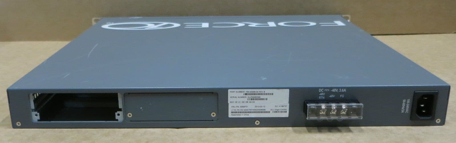 Force10 S50 48 Port Gigabit Ethernet Switch S50-01-GE-48T-AC 759-00056 ...