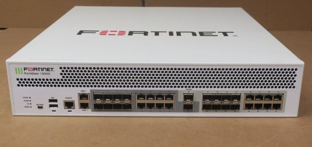 Fortinet FortiGate 1000D FG-1000D 2U Network Firewall Security Appliance