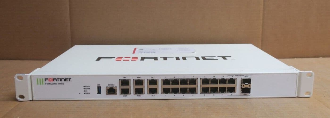 Fortinet Fortigate 101E FG-101E 14x 1GE RJ45 2x 1GE RJ45/SFP Ports Firewall