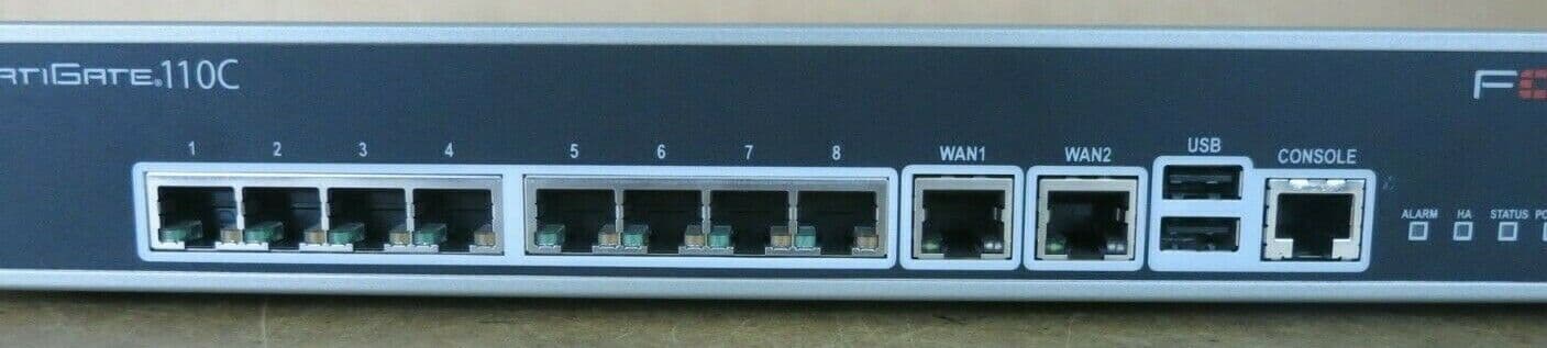 Fortinet FortiGate-110C FG-110C Firewall Security VPN Appliance P04551 ...