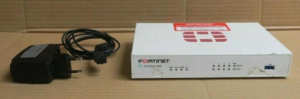 Fortinet FortiGate 30E FG-30E 5x 1GbE RJ45 Network Security Firewall ...