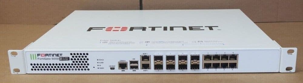 Fortinet Fortigate 500D FG-500D 8x 1GbE RJ45 8x 1GbE SFP 1U Firewall ...