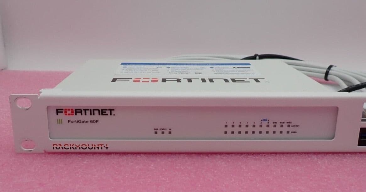 Fortinet FortiGate 60F FG-60F Rackmount Firewall Security Appliance ...
