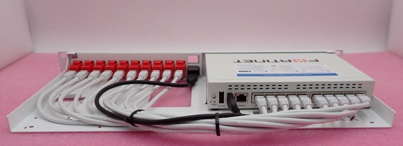 Fortinet FortiGate 60F FG-60F Rackmount Firewall Security Appliance ...