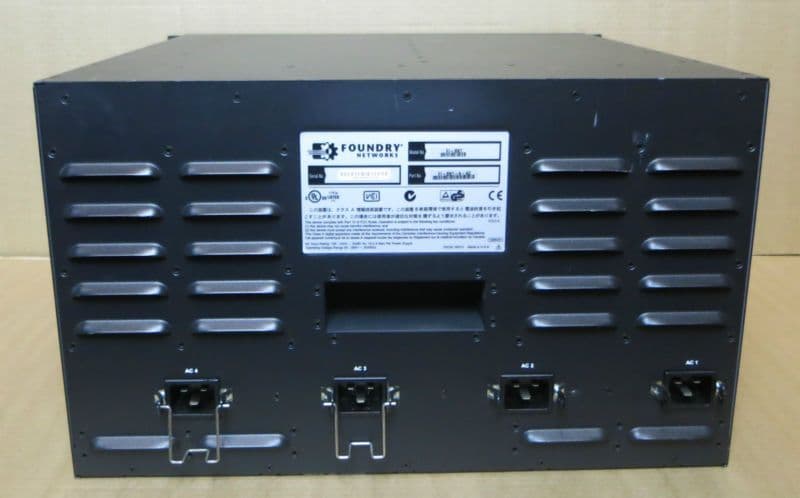 Foundry FastIron SuperX FI-SX1-4-AC 8-Slot Switch FI-424C FI-42XG SX ...