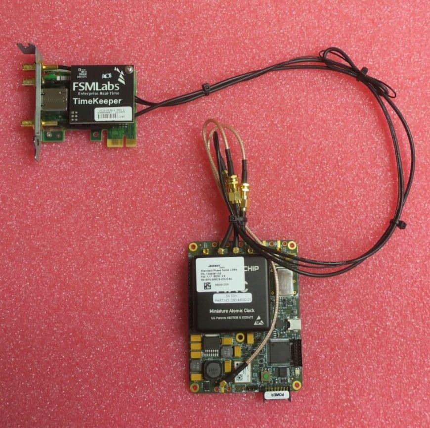 FSMLabs Enterprise Real-Time Timekeeper Jackson Labs 1004041-G2 I210-T1 ...