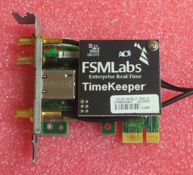 FSMLabs Enterprise Real-Time Timekeeper Jackson Labs 1004041-G2 I210-T1 ...