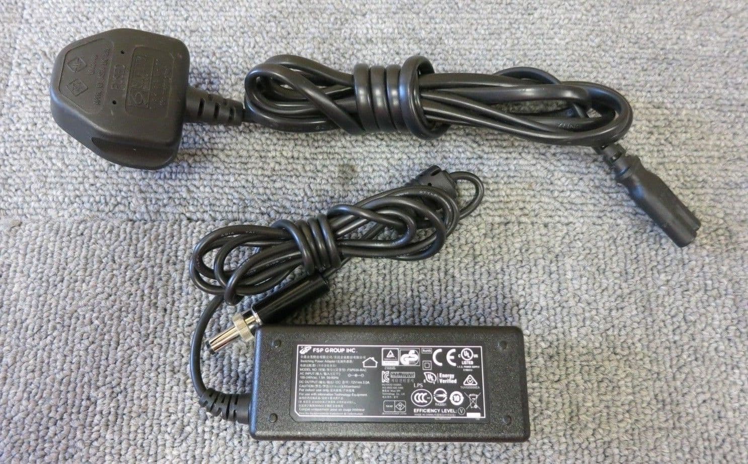 FSP Group FSP036-RAC Switching AC Power Adapter Charger 36W 12V 3A