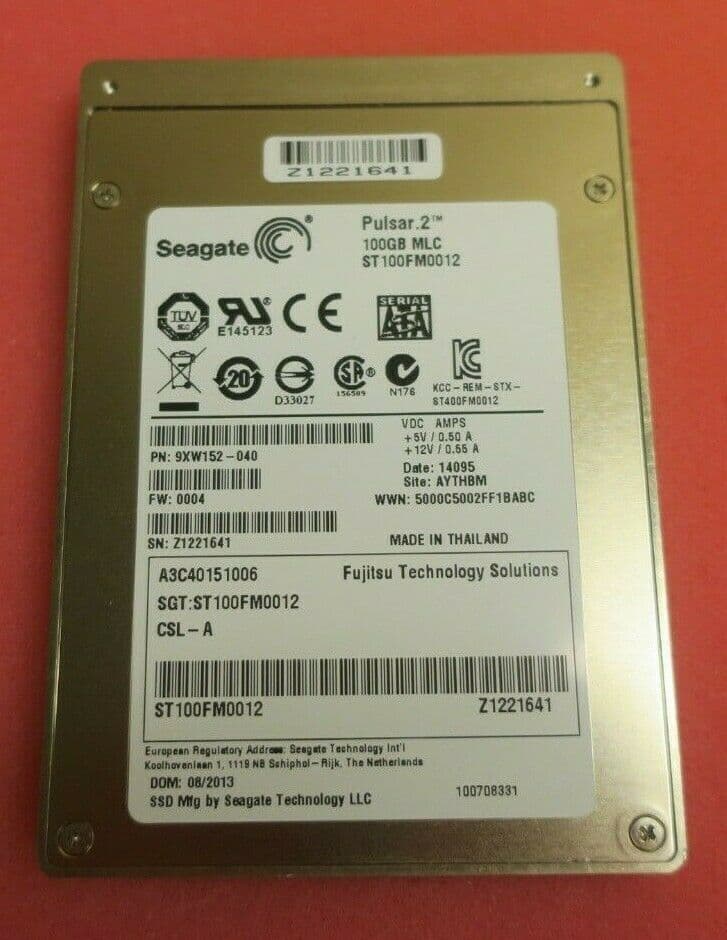 Fujitsu 100GB 2 5" SATA 6Gb/s MLC SSD Solid State Drive S26361-F5124-L100