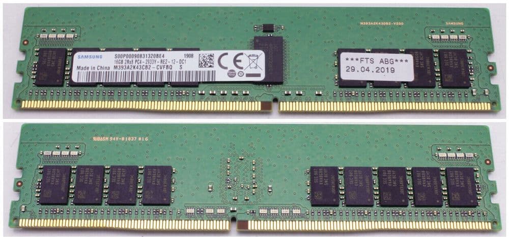 Fujitsu 16GB 2Rx8 DDR4-2933 PC4-23400 REG ECC Server Memory S26461 ...