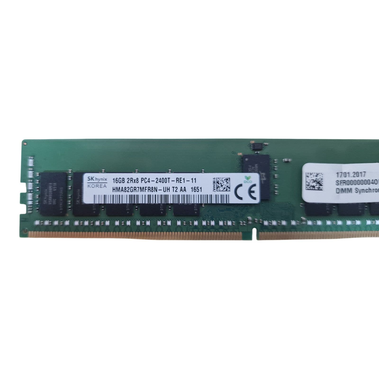 Fujitsu 16GB 2Rx8 PC4-2400T DDR4 ECC RDIMM Server Memory RAM S26361-F3934-L513