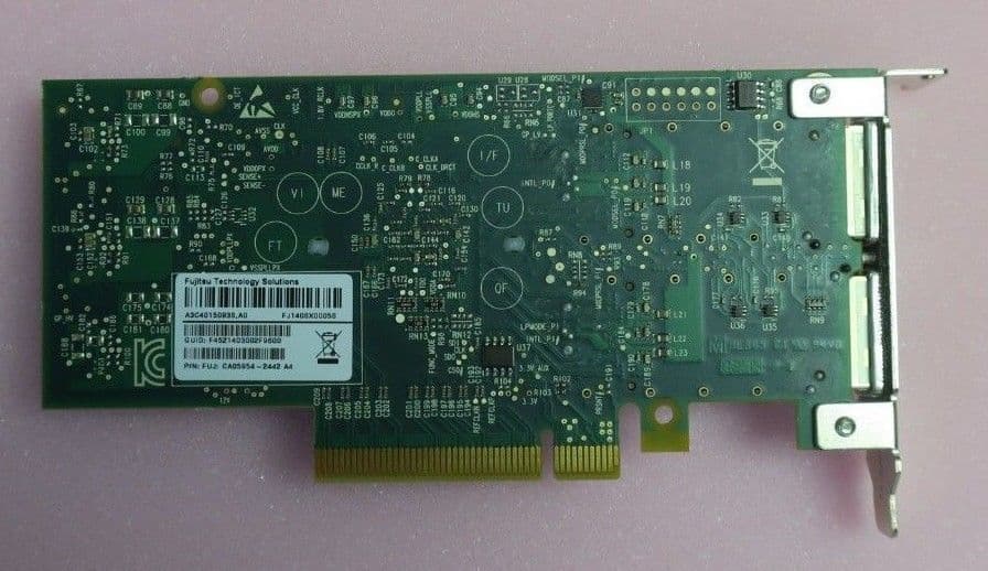 Fujitsu 40GbE Dual Port ConnectX-3 QSFP Infiniband Adapter CX354A ...