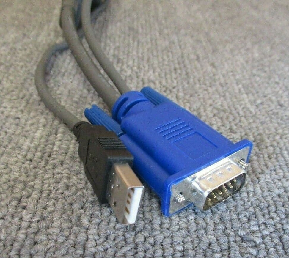 Fujitsu 520-415-504 KVM S2-Adapter USB VGA Interface Adapter RJ45