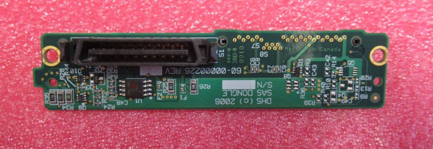 Fujitsu 60-226-01 60-00000226 Internal Fibrecat SAS Dongle Interposer Board