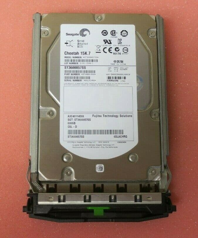 Fujitsu 600GB 15K SAS 3 5" 6Gb/s Hot-Plug Hard Drive HDD A3C40114568 ...