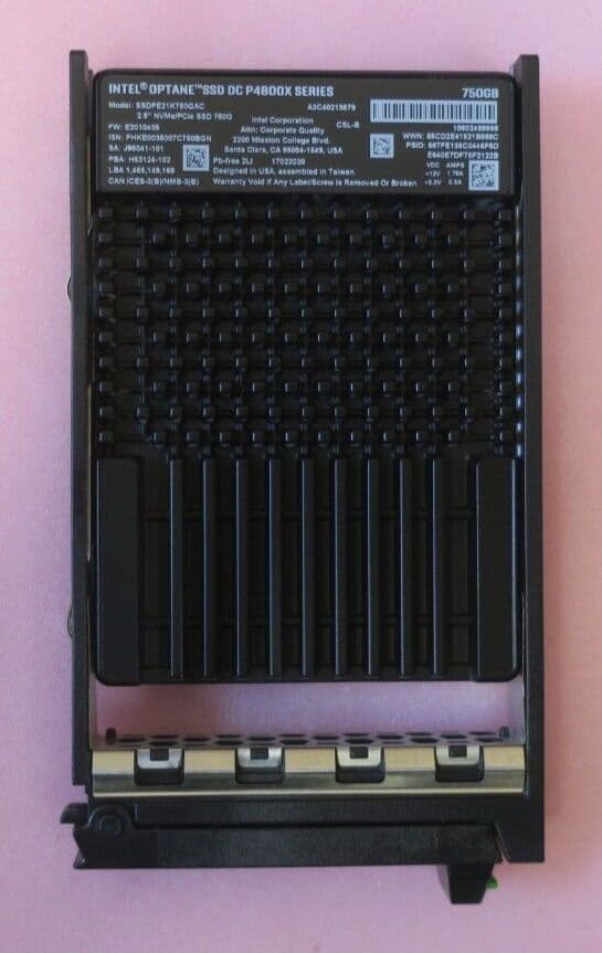 Fujitsu 750GB 2 5" PCIe NVMe U 2 HET Hot-Plug Solid State SSD S26361 ...