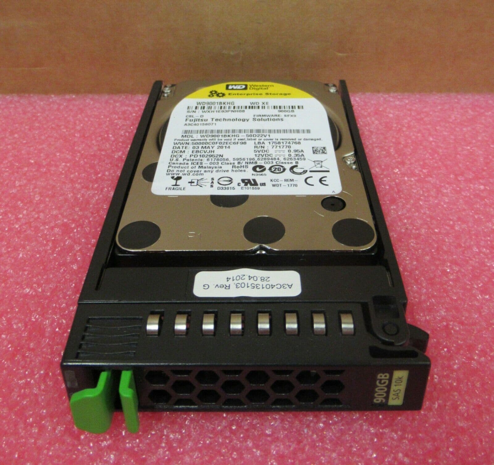 Fujitsu 900GB 2 5" SAS 6GB/S 10K 32MB S26361-F4482-L190 HDD A3C40158071