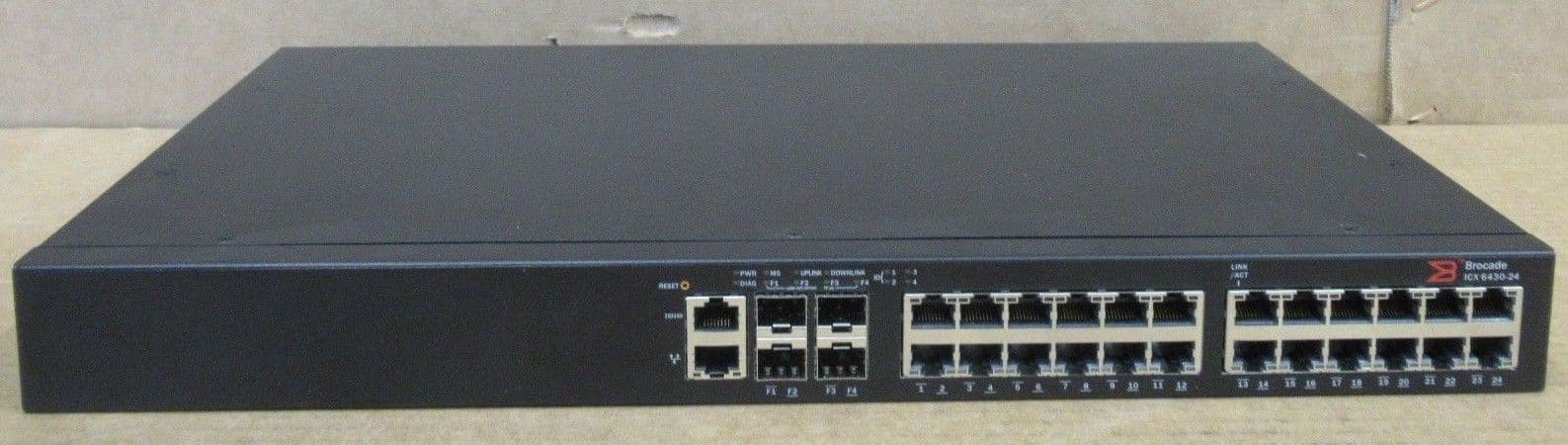 Fujitsu Brocade ICX 6430-24 Gigabit Ethernet Switch 24x 10/100/1000 4x ...