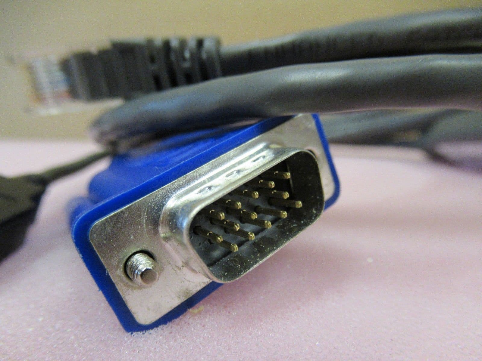 Fujitsu Console Switch KVM S3 SMB Adapter USB - VGA 2 14m Cable A3C40120905