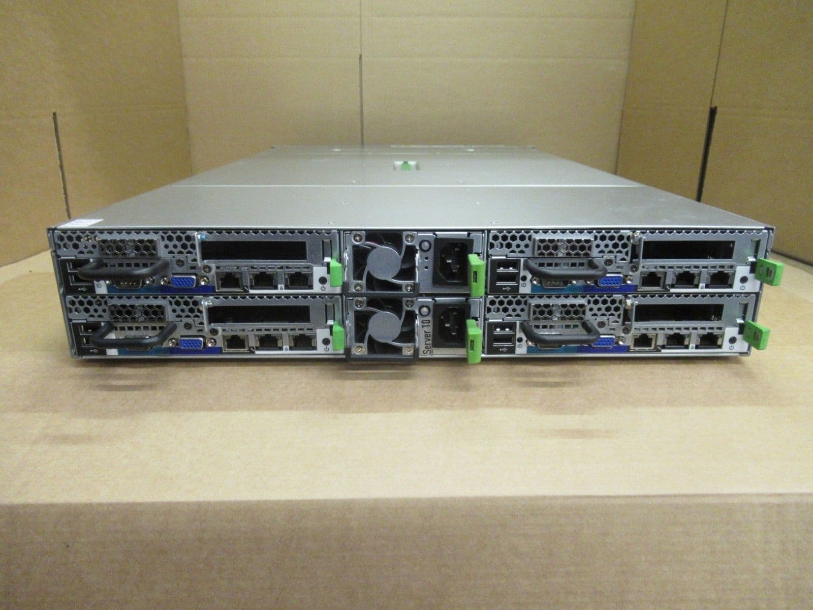 Fujitsu CX400 S2 4 node Server chassis 4 x CX250 S2 Node Servers CTO ...