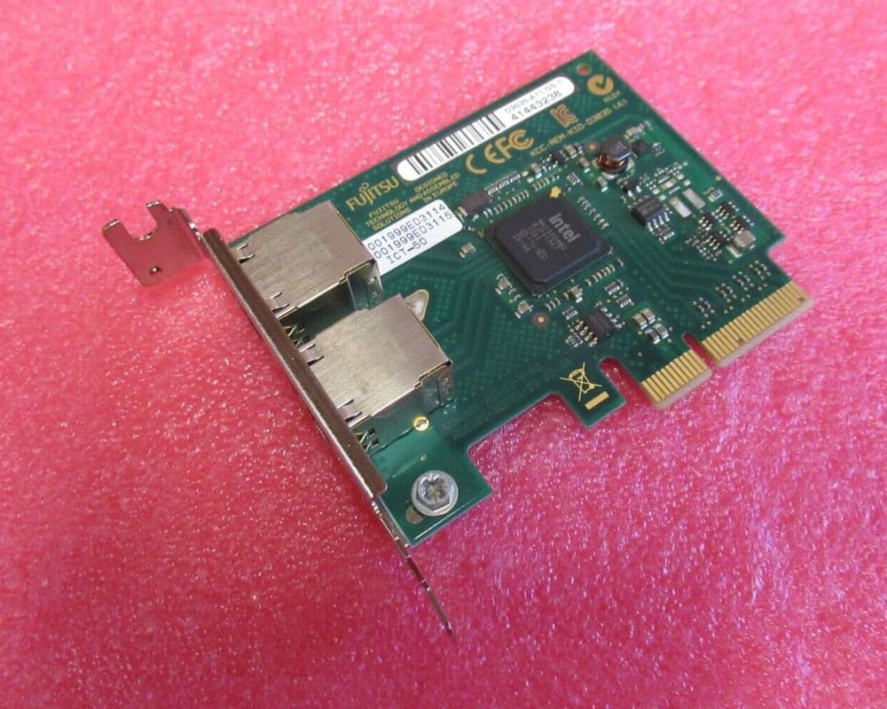 Fujitsu D3035-A11 GS1 I350-T2 Dual Port PCIe x4 Gigabit Ethernet ...