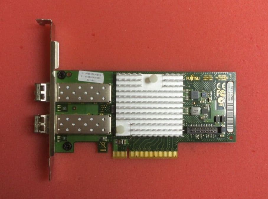 Fujitsu Dual Port 10Gb/s SFP PCI Ethernet Adapter S26361-D2755-A11 2x ...