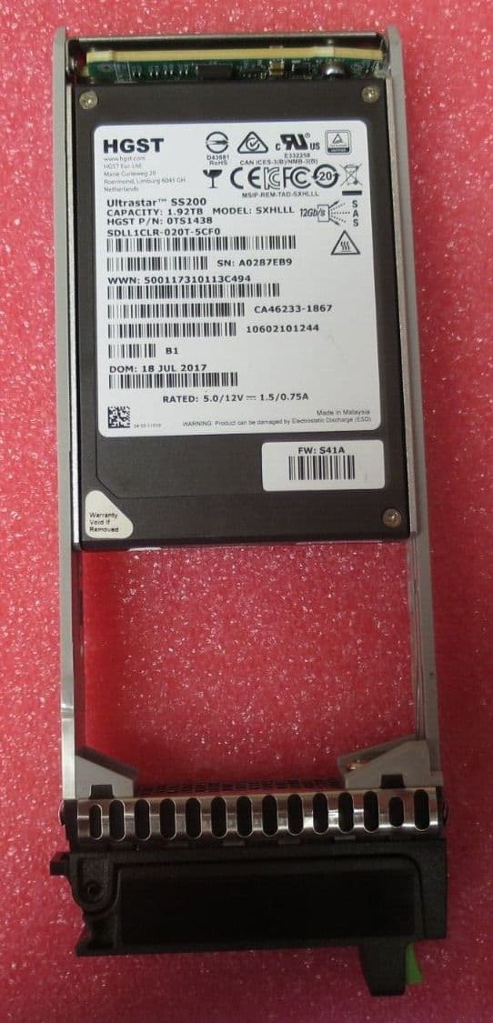 Fujitsu DX S3 1 92TB 2 5" SAS 12Gbps SSD Solid State Drive In Caddy ...