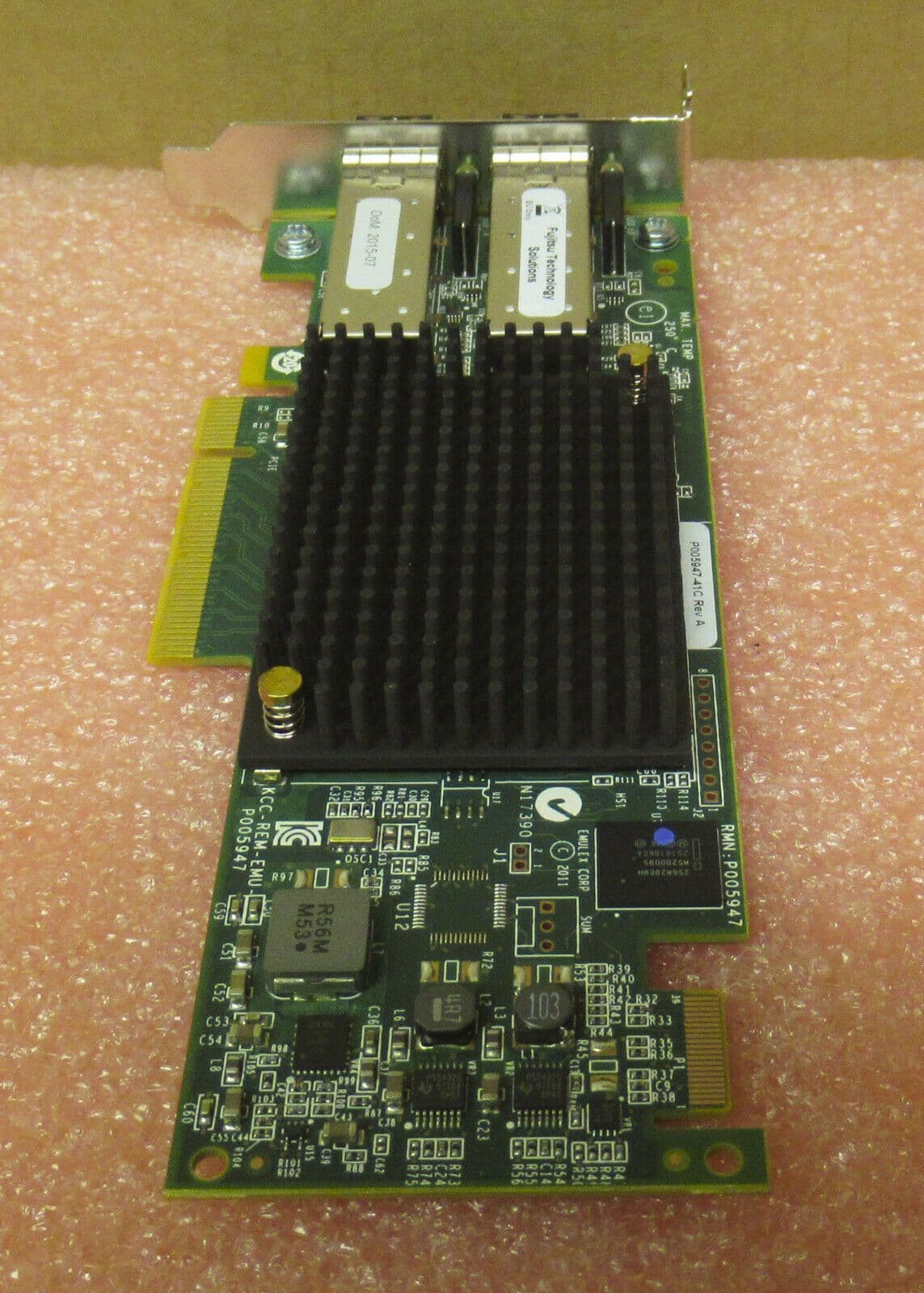 Fujitsu Emulex LightPulse LPe16002 16GB FC Dual Port HBA PCIe LP ...