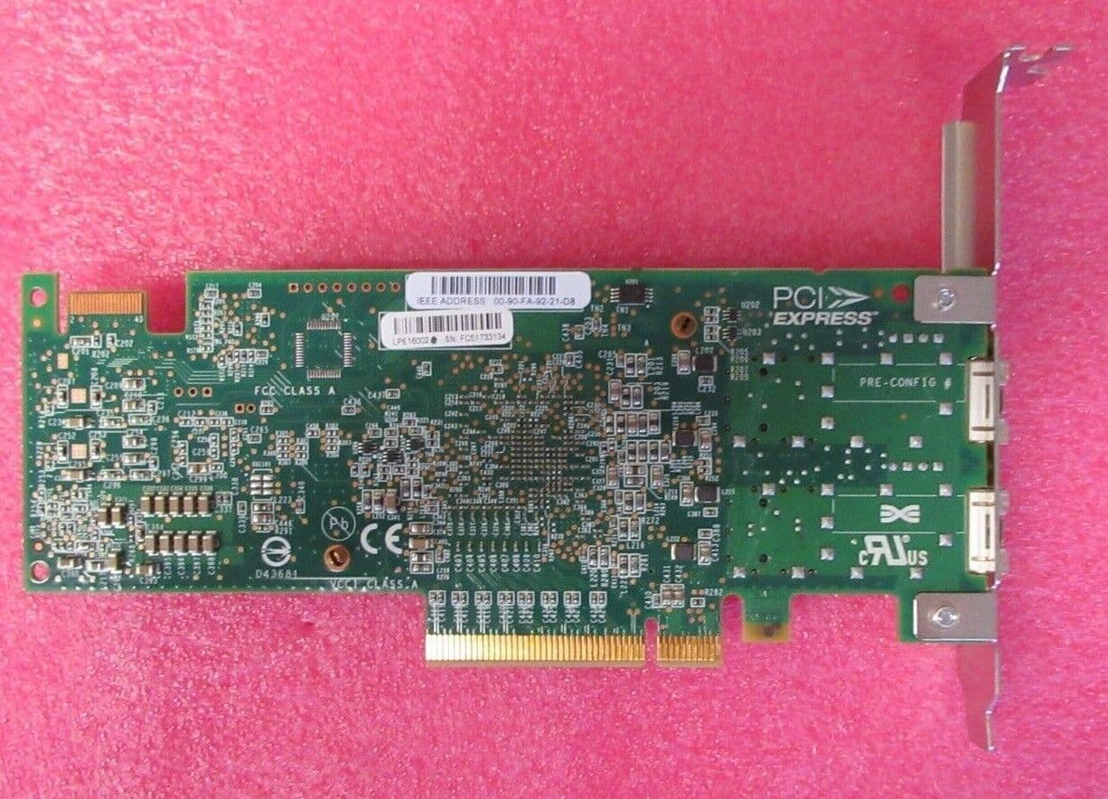 Fujitsu Emulex LightPulse LPe16002 LP Full Height 16Gb SFP Dual Port FC ...