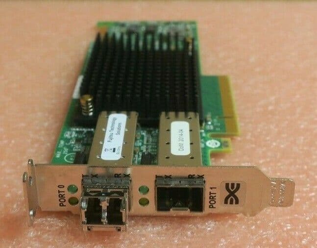 Fujitsu Emulex LPe16002 Dual Port 16Gb FC PCIe HBA LP A3C40157682 W/ 1x ...