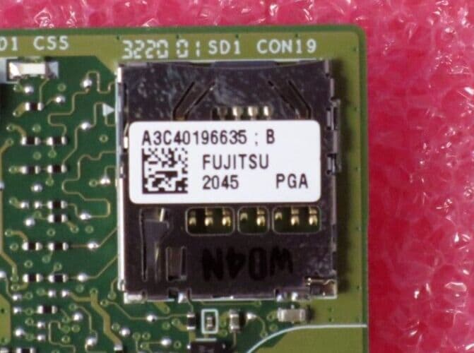 Fujitsu Enterprise Dual MicroSD Card Reader BU100 A3C40196635 Bracket Cables
