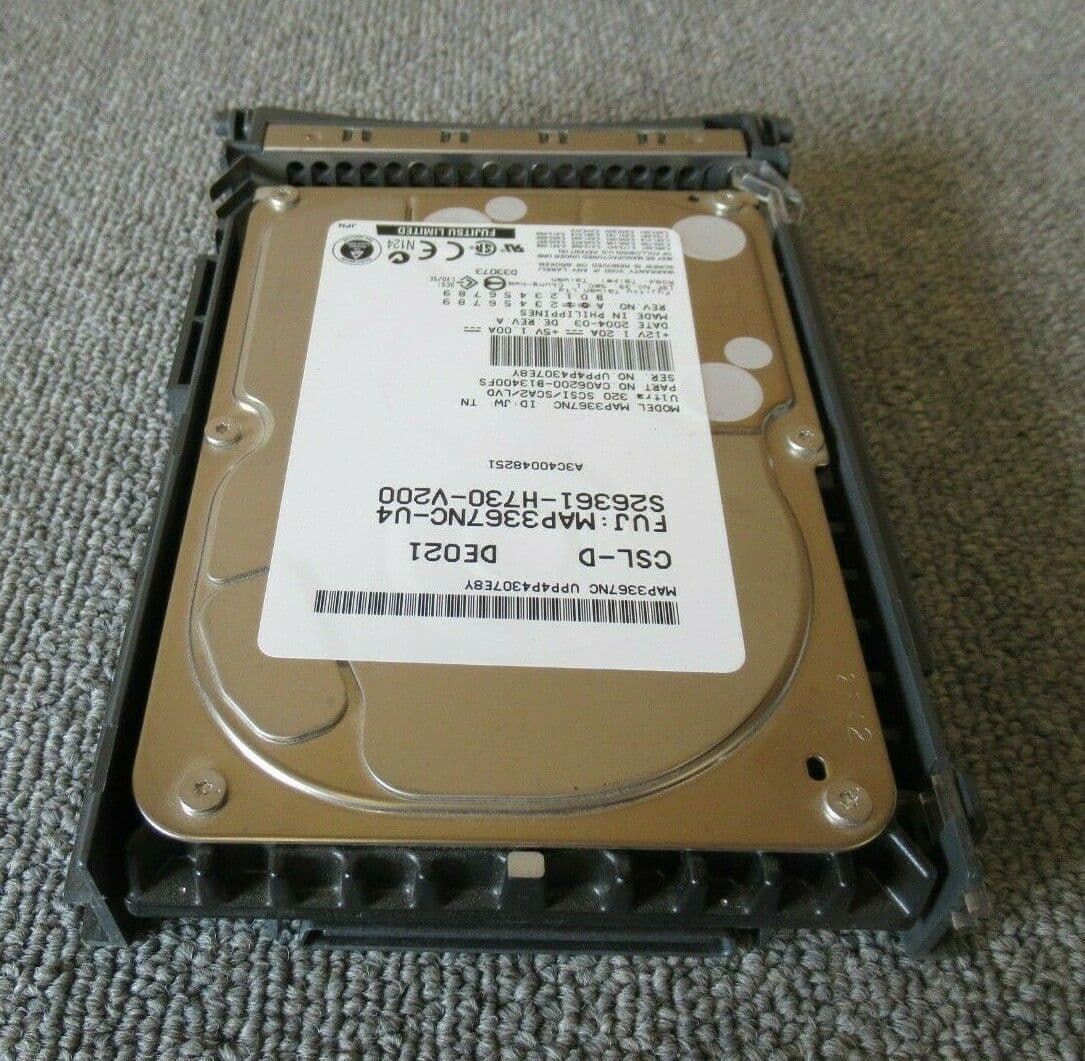 Fujitsu Enterprise MAP3367NC CA06200 36 7GB 10000RPM U320 SCSI 80P 8MB 3 5" HDD
