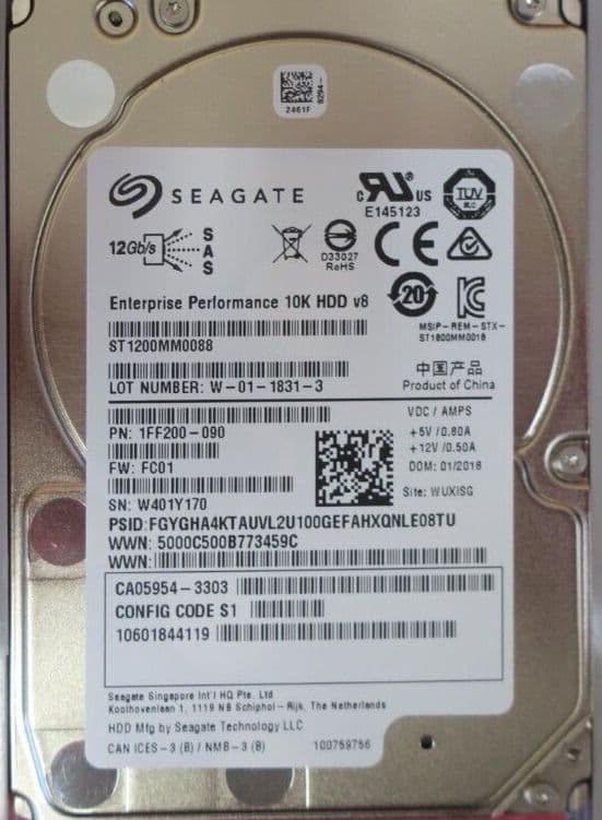Fujitsu Eternus 1 2TB 10K SAS 12G 2 5" Hard Drive HDD CA08226-E817 For ...