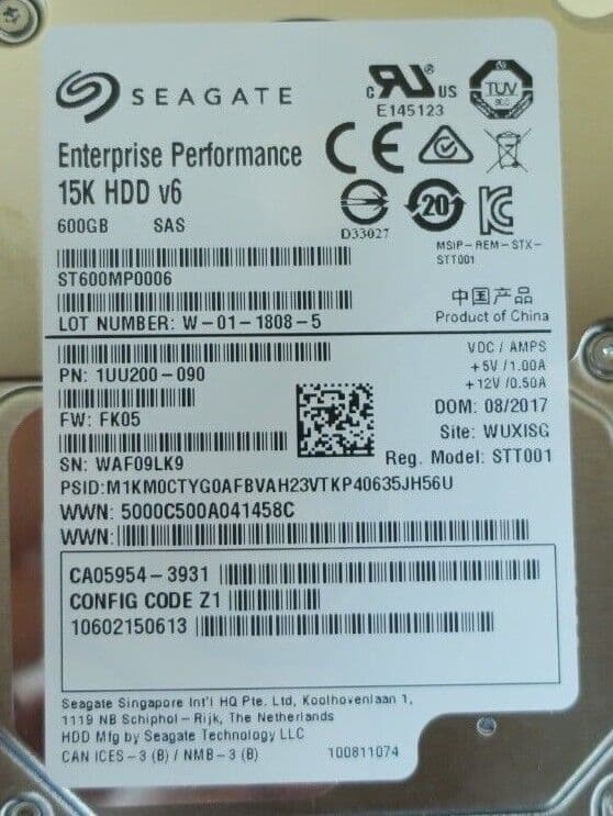 Fujitsu Eternus 600GB 15K SAS 12G 2 5" HDD ETVDA6-L DX100 DX200 DX60 S3/S4