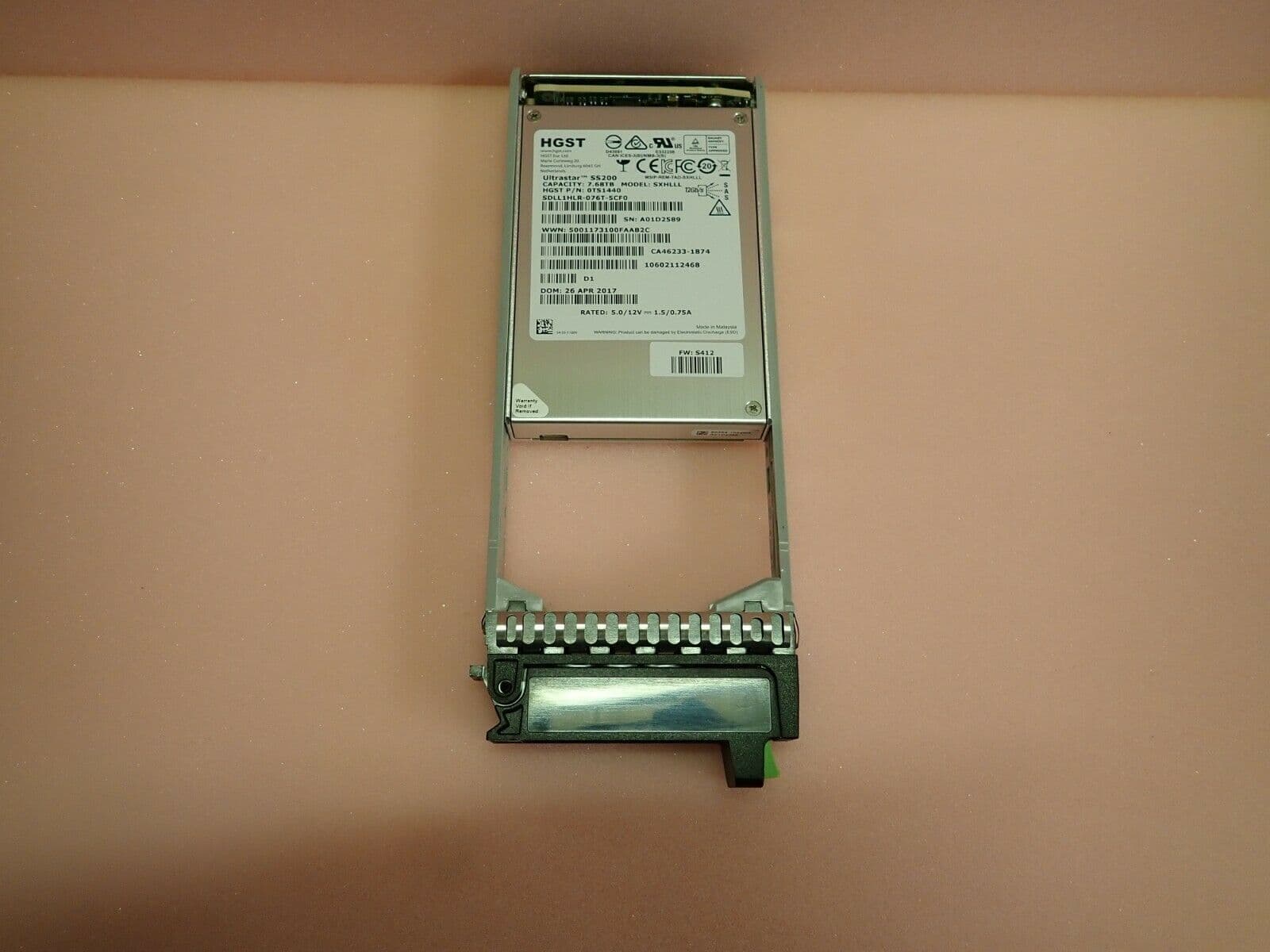 Fujitsu Eternus 7 68TB SSD SAS MLC FTS ETFSAV DX1/200S3 S4 DX500/600 S3 S4