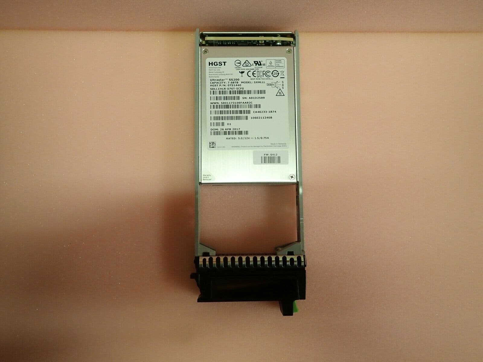 Fujitsu Eternus 7 68TB SSD SAS MLC FTS ETFSAV DX1/200S3 S4 DX500/600 S3 S4