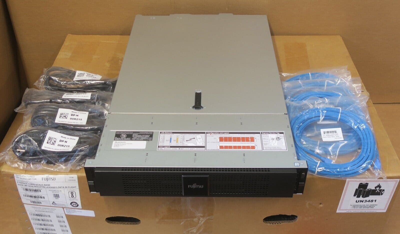 Fujitsu Eternus CS800 M1 2x Silver 4110 96GB RAM 48 48TB Storage Scale ...