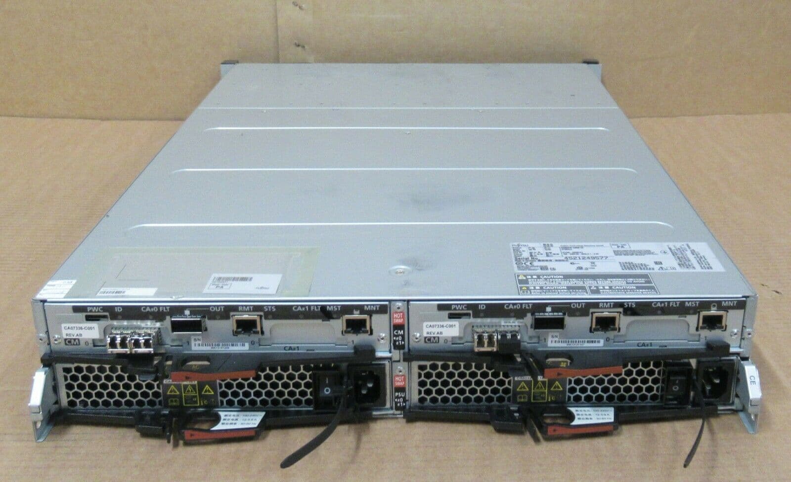 Fujitsu ETERNUS CS800 S4 Base Shelf 2x 8GB Controller 12 x 3 5" SAS ...