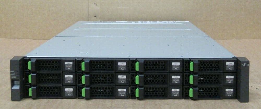 Fujitsu ETERNUS CS800 S4 Shelf 2x IOM6 Control 36TB HDD CA07339-E063 2x PSU