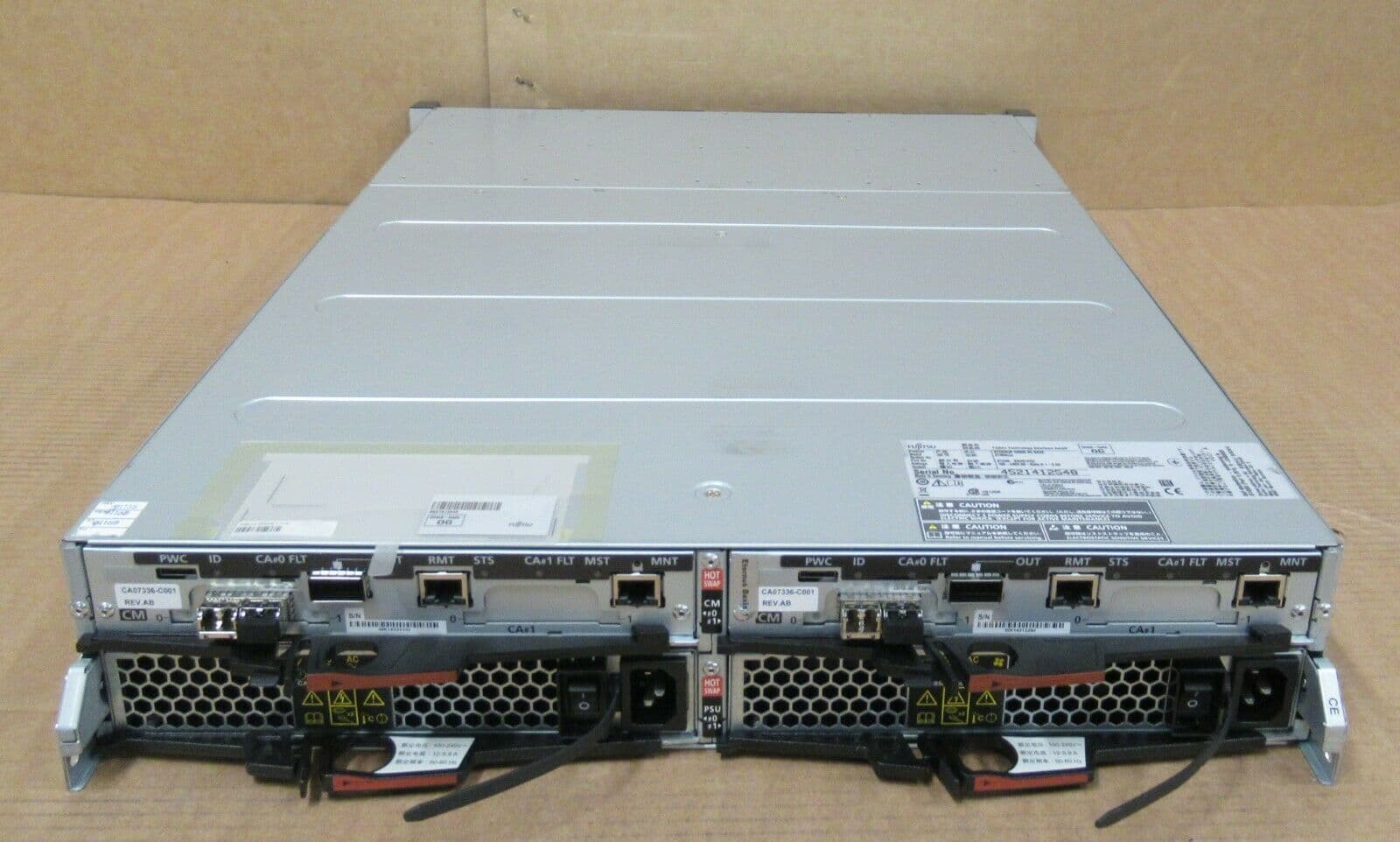 Fujitsu ETERNUS CS800 S5 Base Shelf 2x 8GB Controller 12 x 3 5" SAS ...