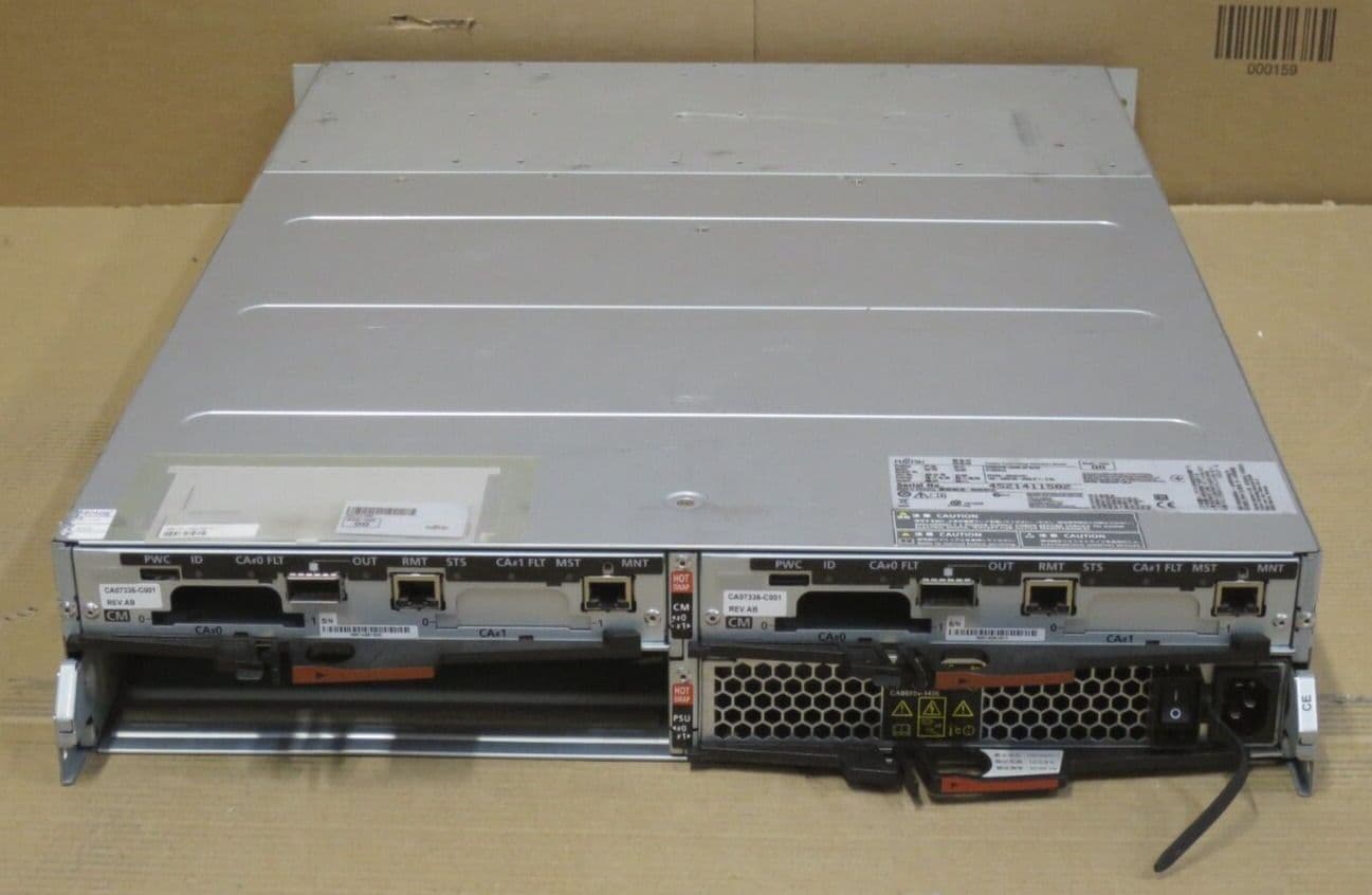 Fujitsu ETERNUS CS800 S5 Base Shelf 2x 8Gbs Controller 12 x 3 5" SAS ...