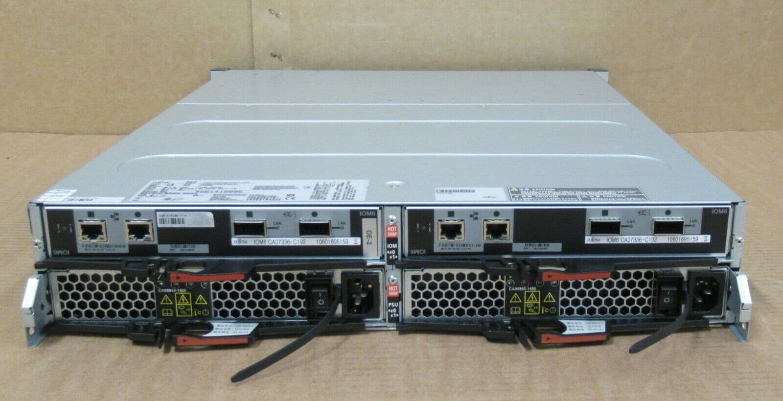 Fujitsu ETERNUS CS800 S5 Extention 2x IOM6 Control 48TB HDD CA07339 ...