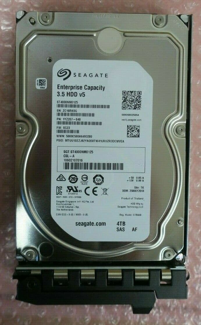 Fujitsu Eternus CS800 S7 4TB 7 2K SAS 3 5" ST4000NM0125 Hard Drive HDD