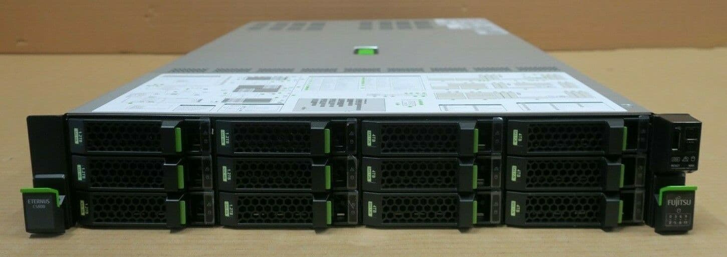 Fujitsu Eternus CS800 S7 Flex 2x 4C Silver 4112 192GB Ram HDD Appliance