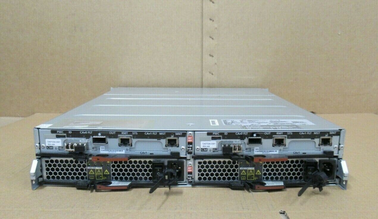 Fujitsu Eternus DX-90 S2 24 Bay Enclosure FTS-ET092DCU 2x CA07336-C001